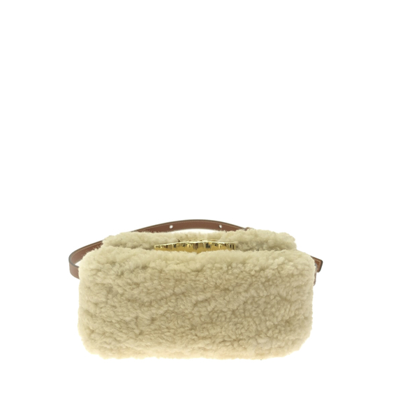 Celine | Bags | Celine Mini Shearling Triomphe Shoulder Bag | Poshmark